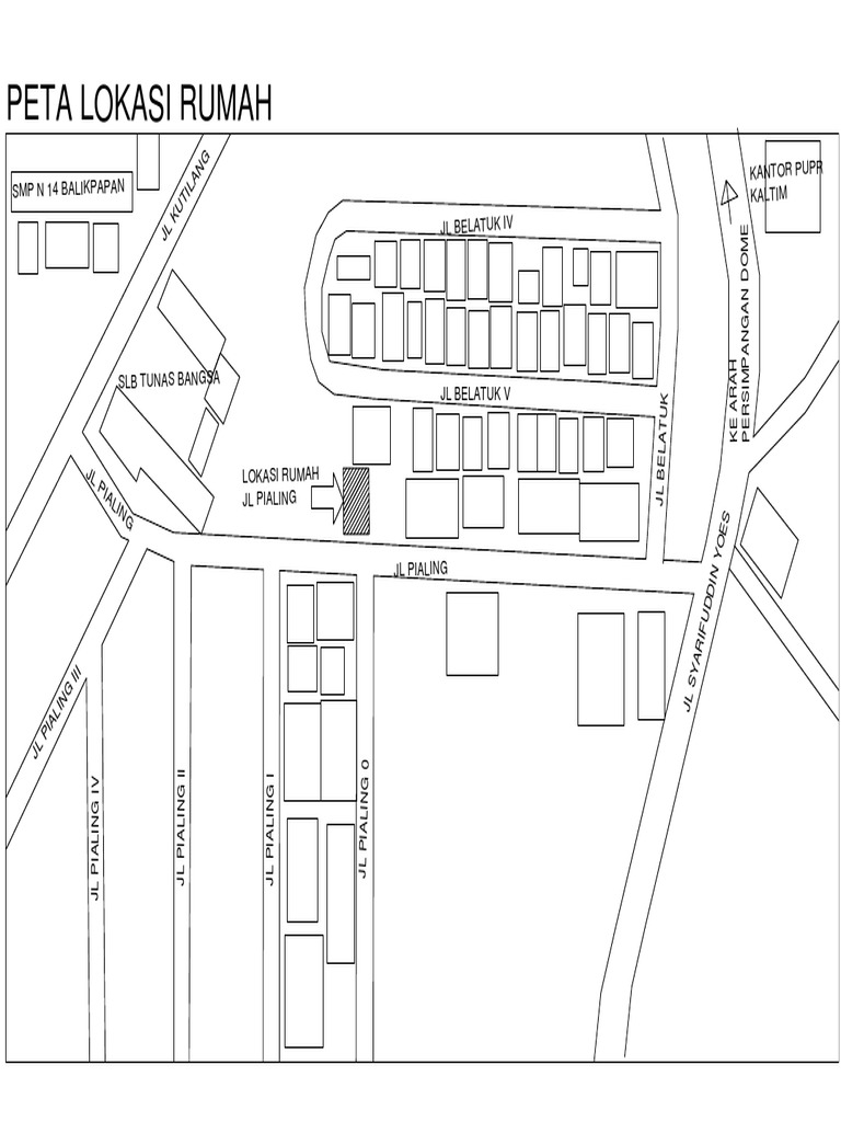 Peta Map Lokasi | PDF