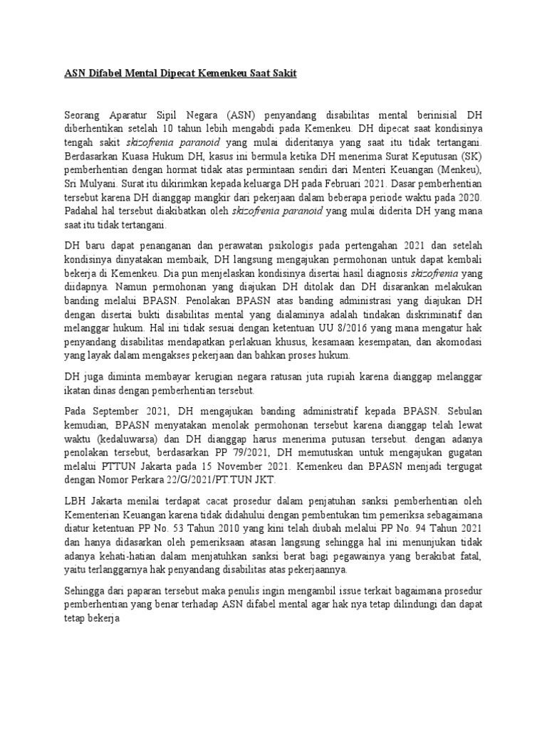 Ringkasan Kasus | PDF | Hukum