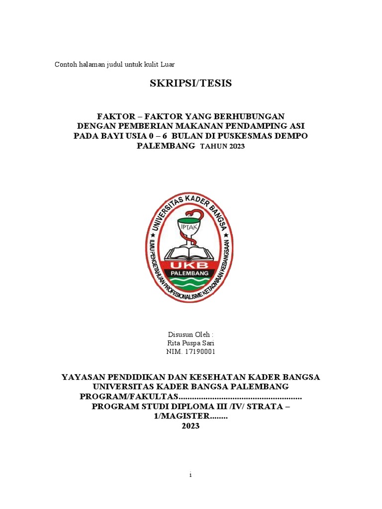 Cover Skripsi-Tesis 2023 | PDF