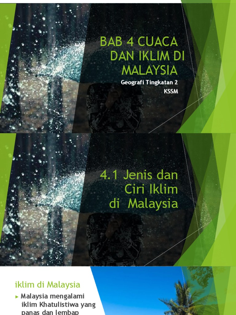 GEO T2 KSSM Bab 4 Cuaca Dan Iklim Di Malaysia | PDF