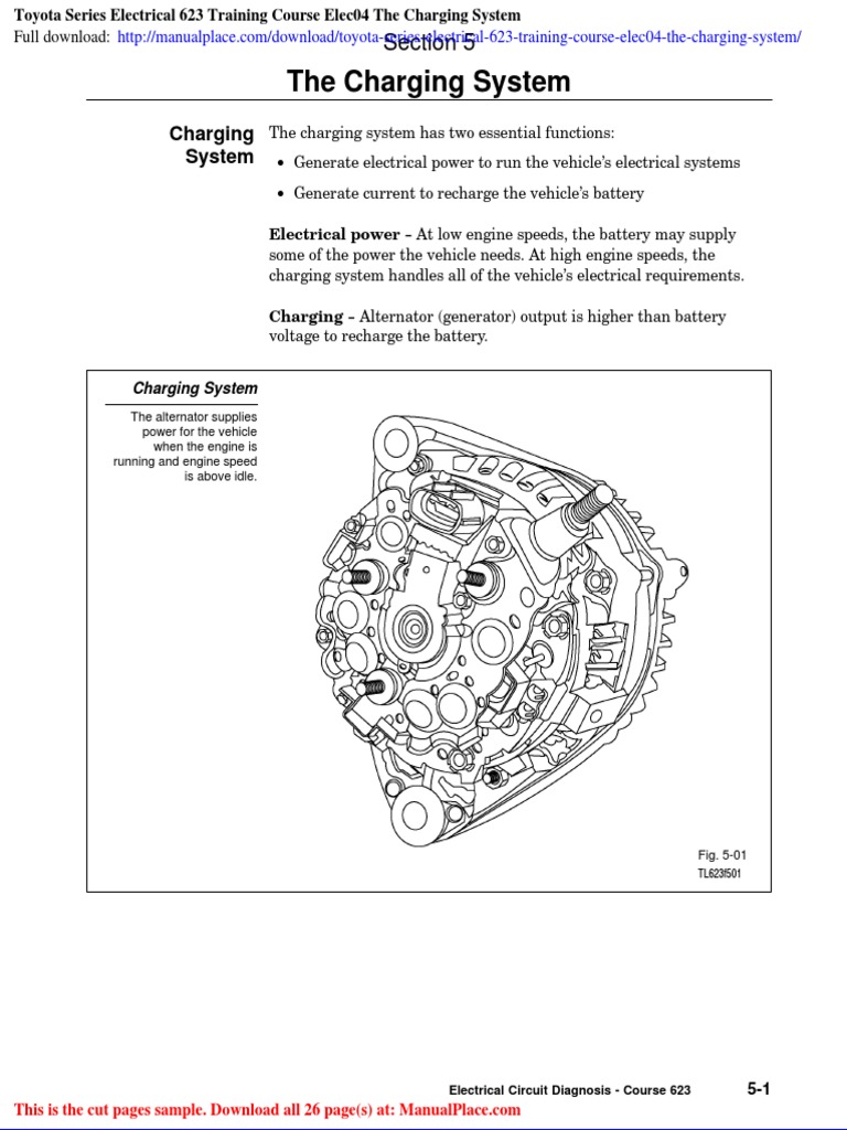 Toyota Charging System Overview | PDF