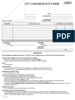 Petty Cash Replenishment Form (PCRF) | PDF