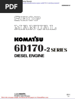Komatsu Saa4d95le-5 Engine Manual | PDF | Vehicle Parts | Engine Technology