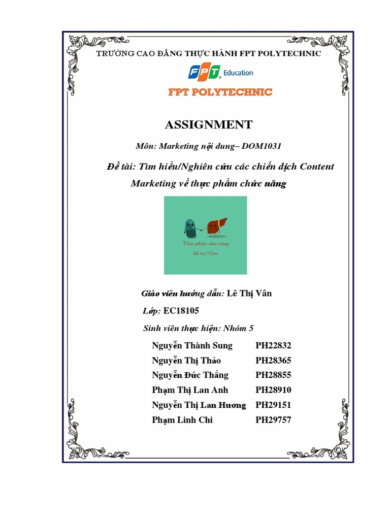 Asm Content Mkt Nhóm5 Final | PDF