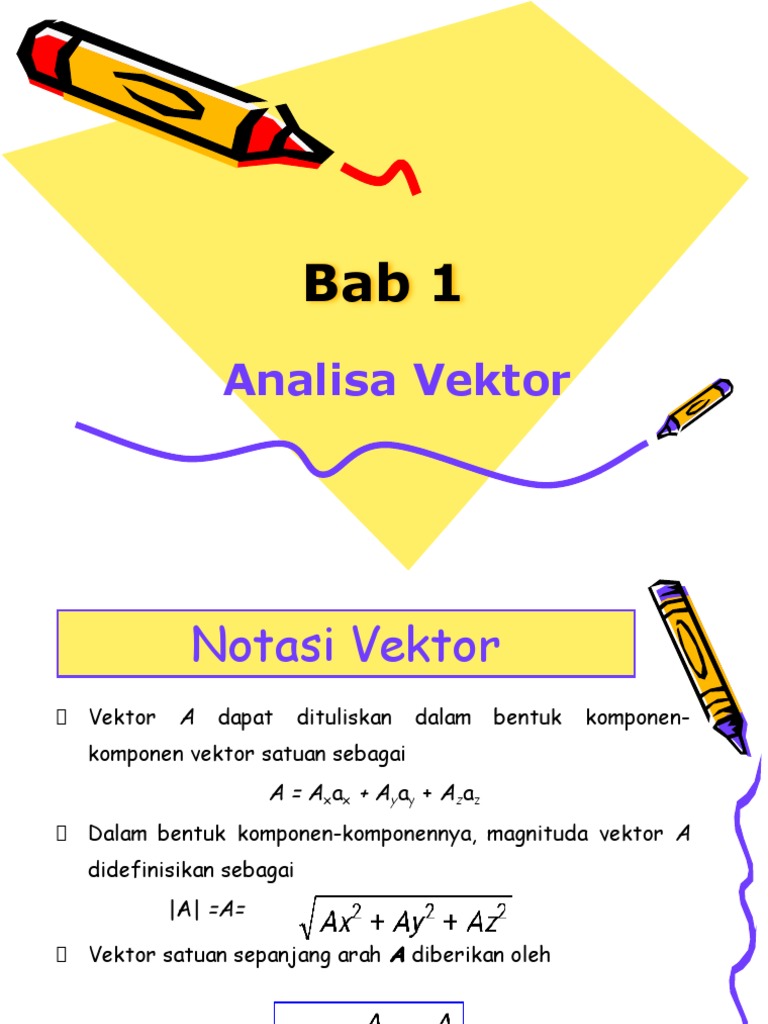 Analisis Vektor dan Sistem Koordinat | PDF