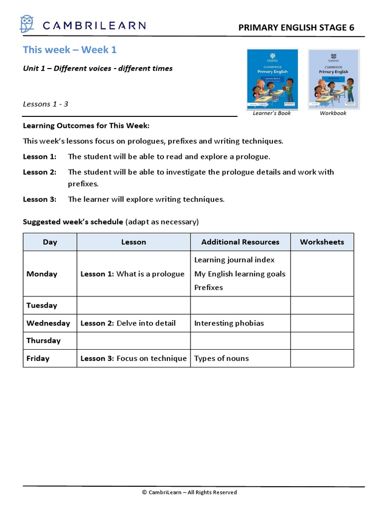 English Week 1 Compulsory | PDF | Learning | English Language