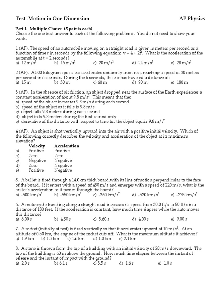 CH 2 | Download Free PDF | Speed | Acceleration