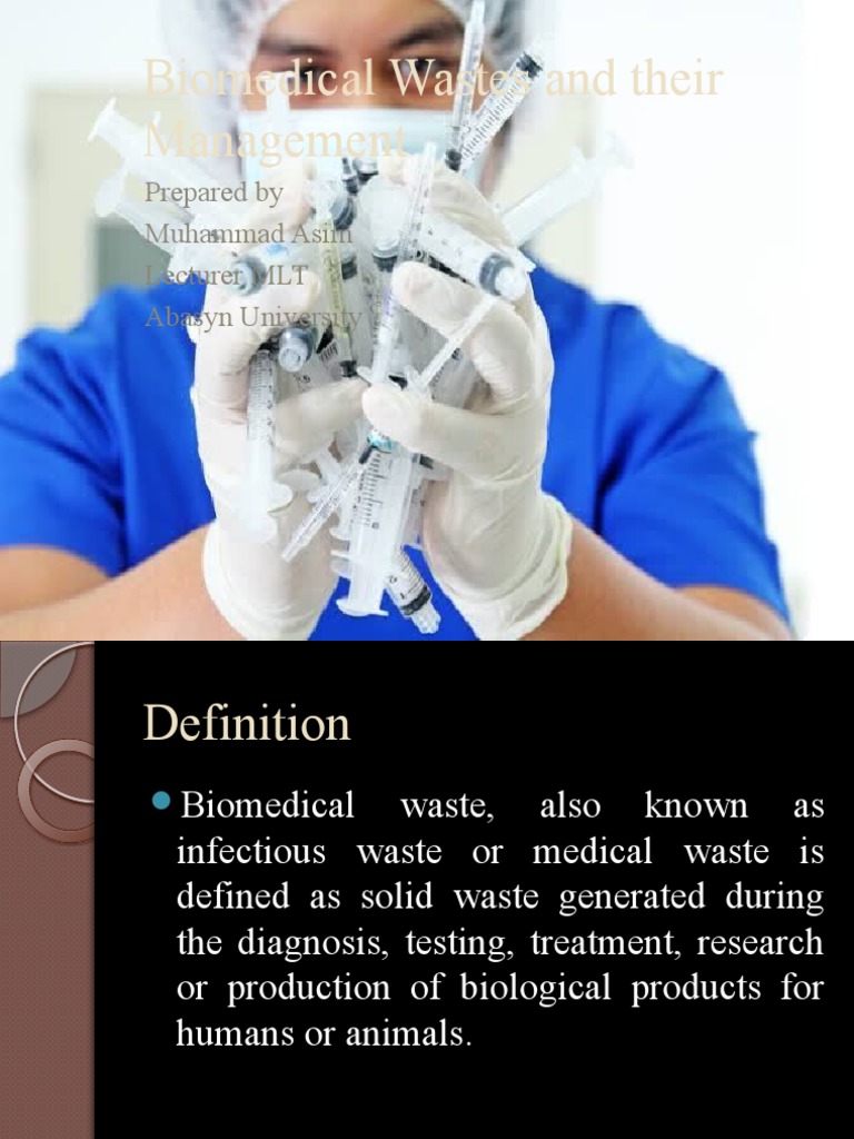 Biomedical Waste Managment | PDF