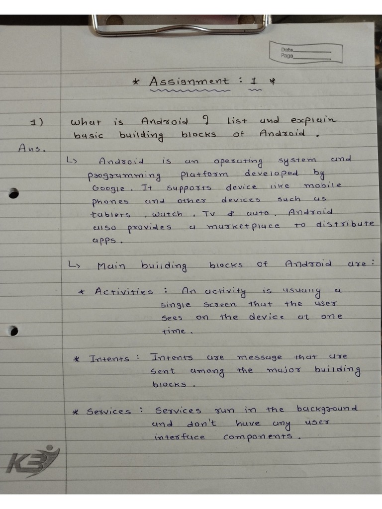 Mad Assignment 1 | PDF