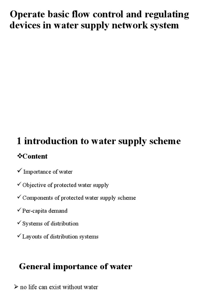 Operate Basic Flow Control and Regulating Devices in (Autosaved) | PDF ...