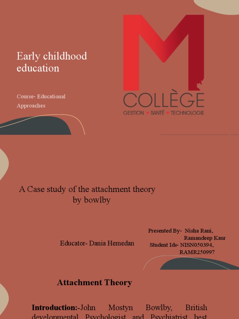 A Case Study of The Attachment Theory by Bowlby | Download Free PDF ...