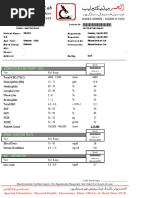 Blood Count Tracker | PDF | Chart | Spreadsheet