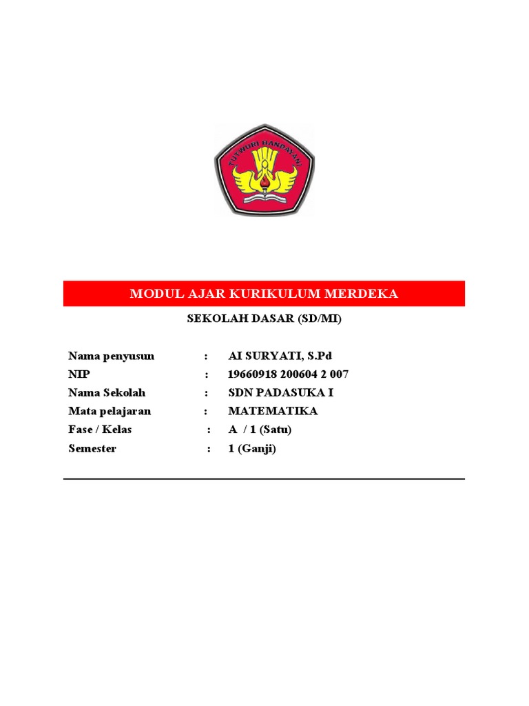 Modul Ajar Kurikulum Merdeka | PDF