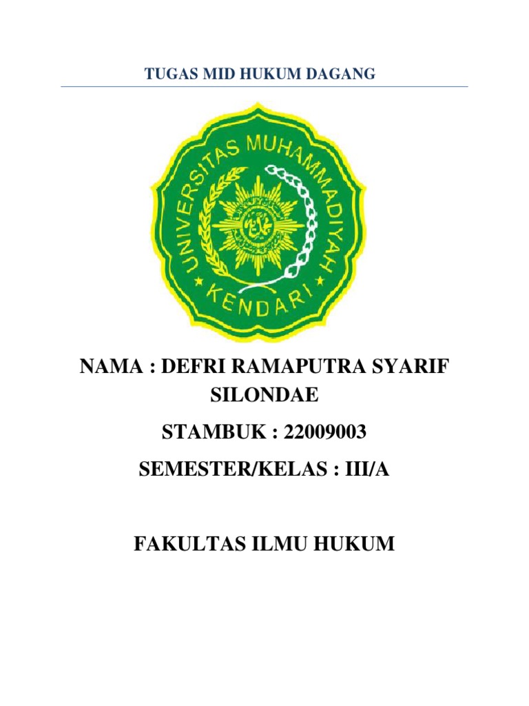 Observasi Usaha Barang dan Jasa | PDF | Karier & Perkembangan | Hukum