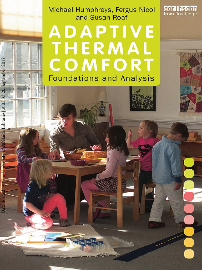 Adaptive Thermal Comfort Foundations and Analysis 2015 2 | PDF