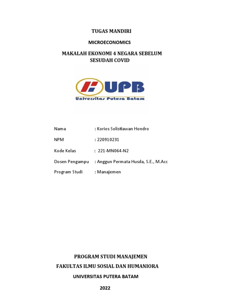 TM Mikro Korios Solistiawan Hondro | PDF | Pengelolaan Keuangan & Uang