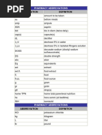 SIG Code Abbreviations | PDF | Pharmacology | Pharmacy