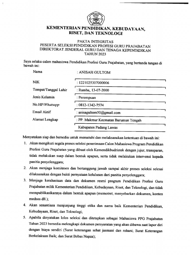 ANISAH | PDF