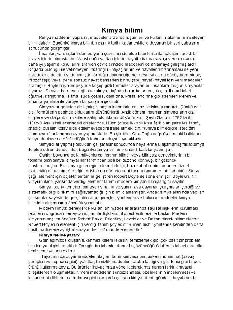 6.g - N Kimya Bilimi | PDF