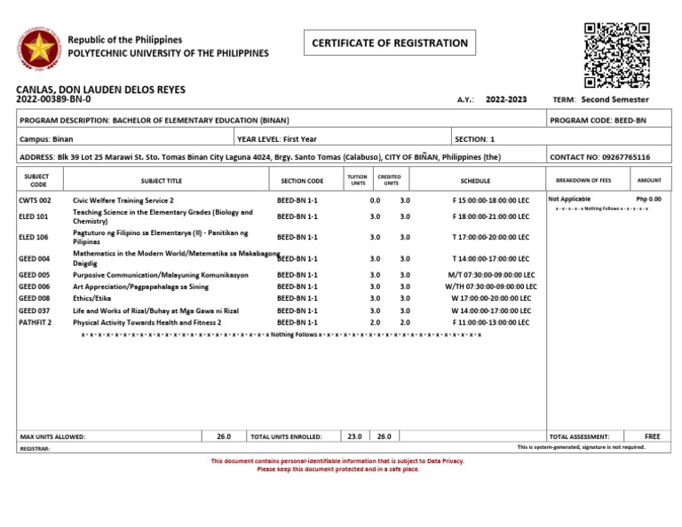 Registration Certificate | PDF