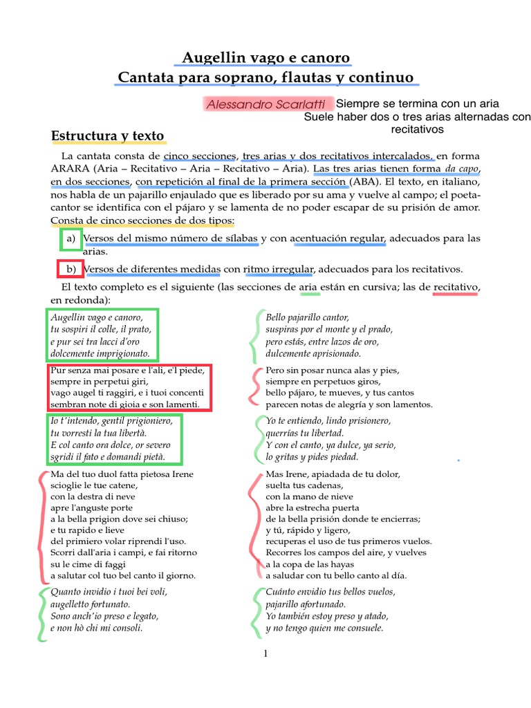 Aug Ellin | PDF | Aria | Ritmo