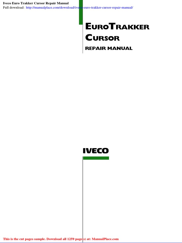 Iveco Euro Trakker Cursor Repair Manual | PDF