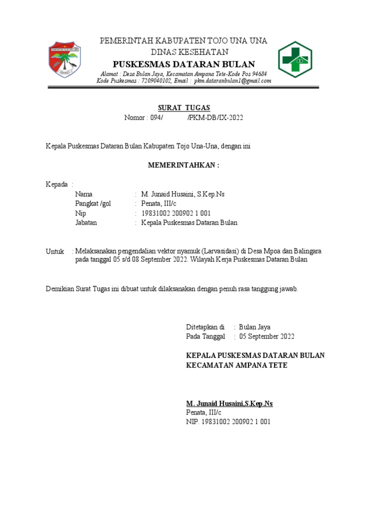 Ulasan Puskesmas Dataran Bulan | PDF