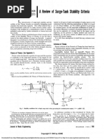 Analysis and Design of A Simple Surge Tank | PDF | Soft Matter | Equations