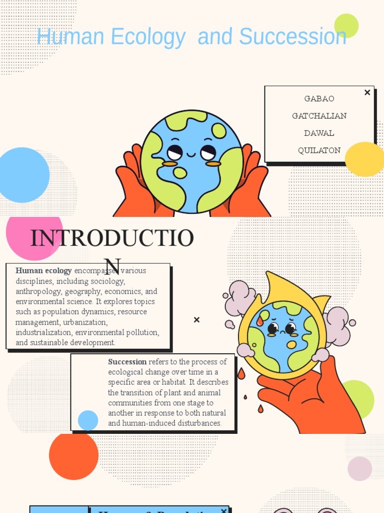 Human Ecology and Ecological Succession | PDF | Ecology | Population