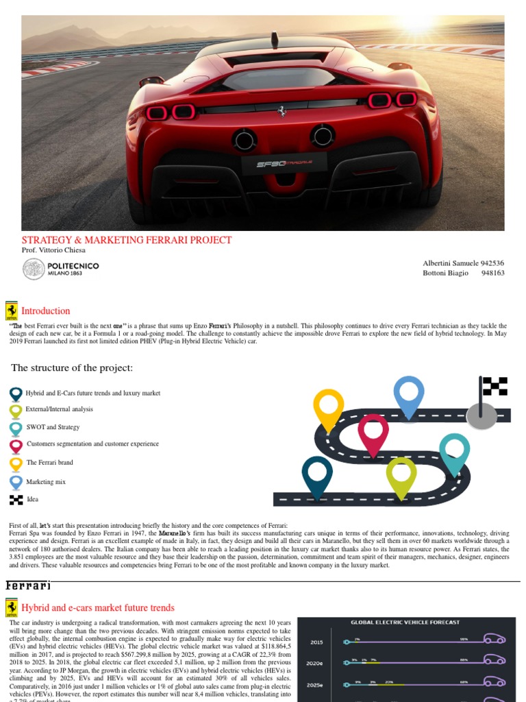 Ferrari Marketing Strategy Overview | PDF