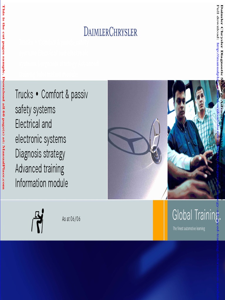 Daimler Chrysler Diagnostic Strategy Advanced Training Information ...
