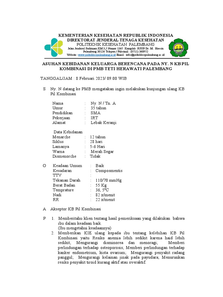 Soap KB Pil Kombinasi | PDF