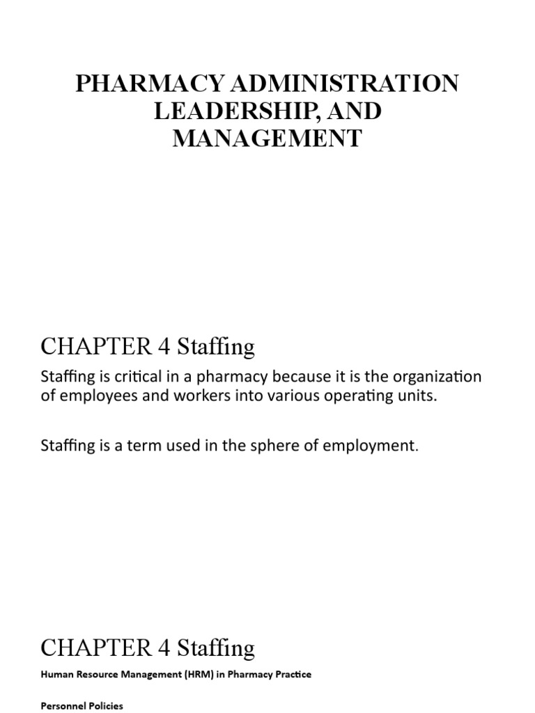 Chapter 4 Staffing | PDF | Human Resources | Human Resource Management