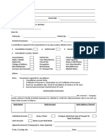 New India Claim Form | PDF | Driver's License | Insurance Policy