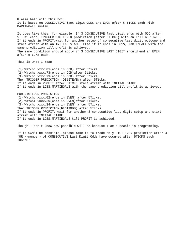 Binary Even Odd Strategy | PDF Binary Even Odd Strategy | PDF