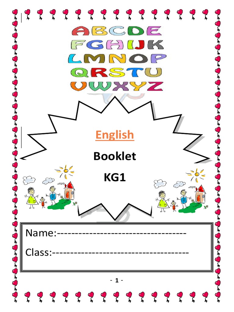 English: Booklet KG1 | PDF