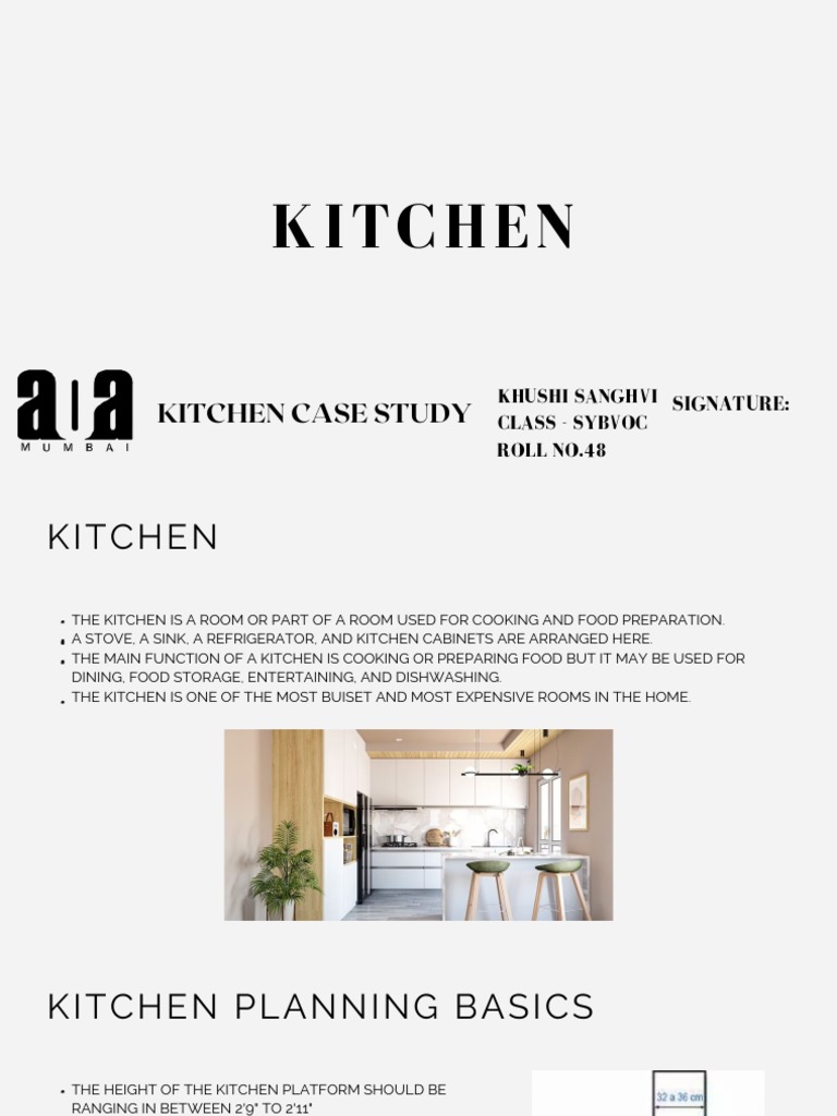 Kitchen Case Study | PDF
