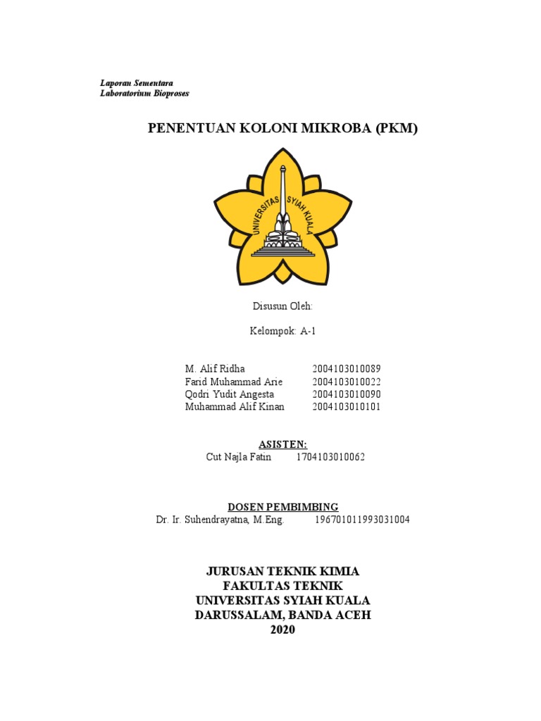 Laporan Praktikum Penentuan Koloni Mikroba Pdf