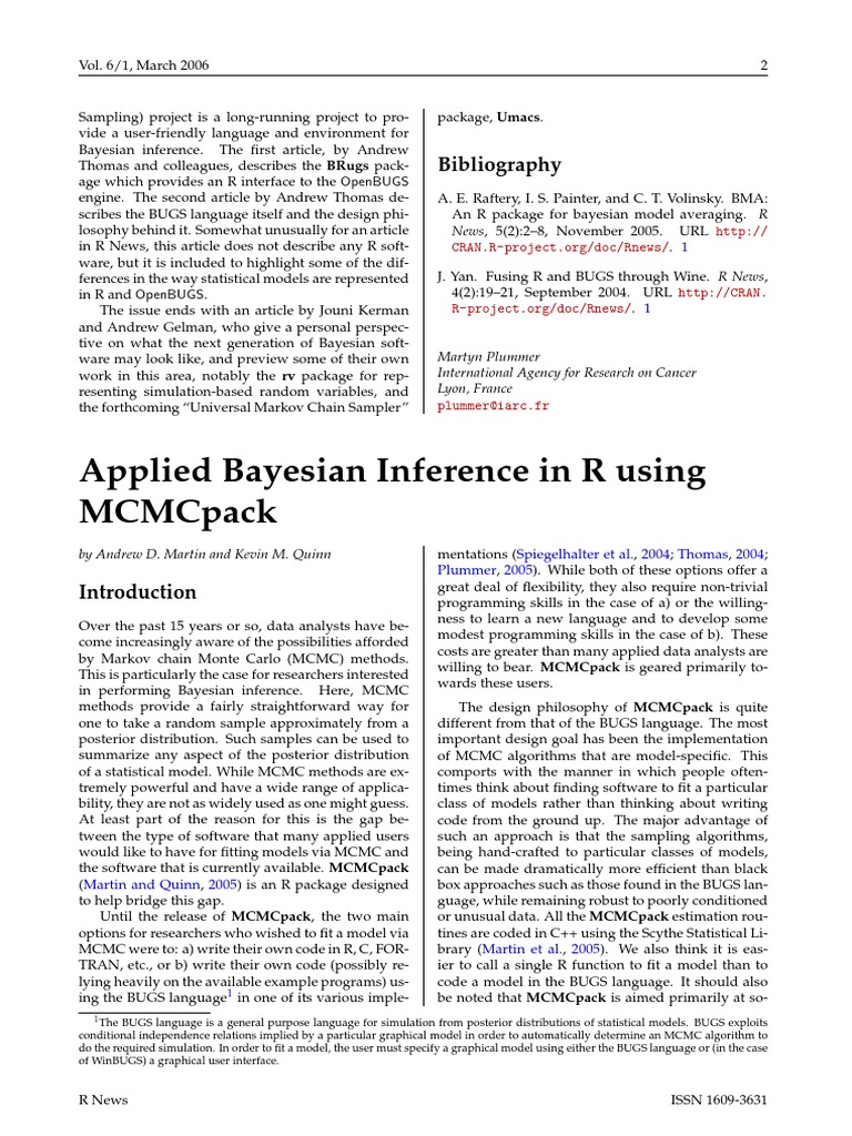 Applied Bayesian Inference in R Using | PDF Applied Bayesian Inference in R Using | PDF