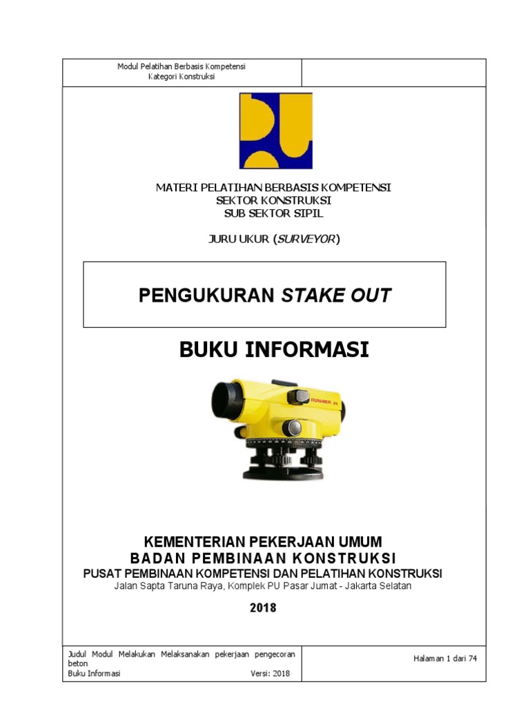 06.pengukuran Stake Out | PDF