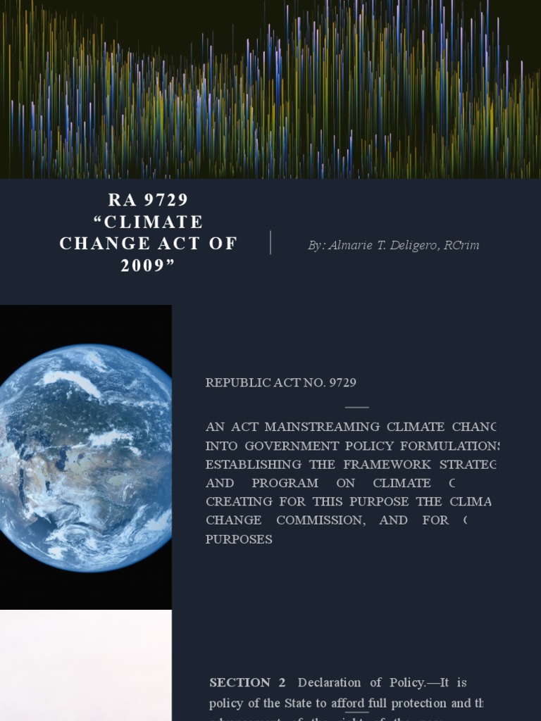 Ra 9729 - Atd | PDF | Greenhouse Gas | Climate Change