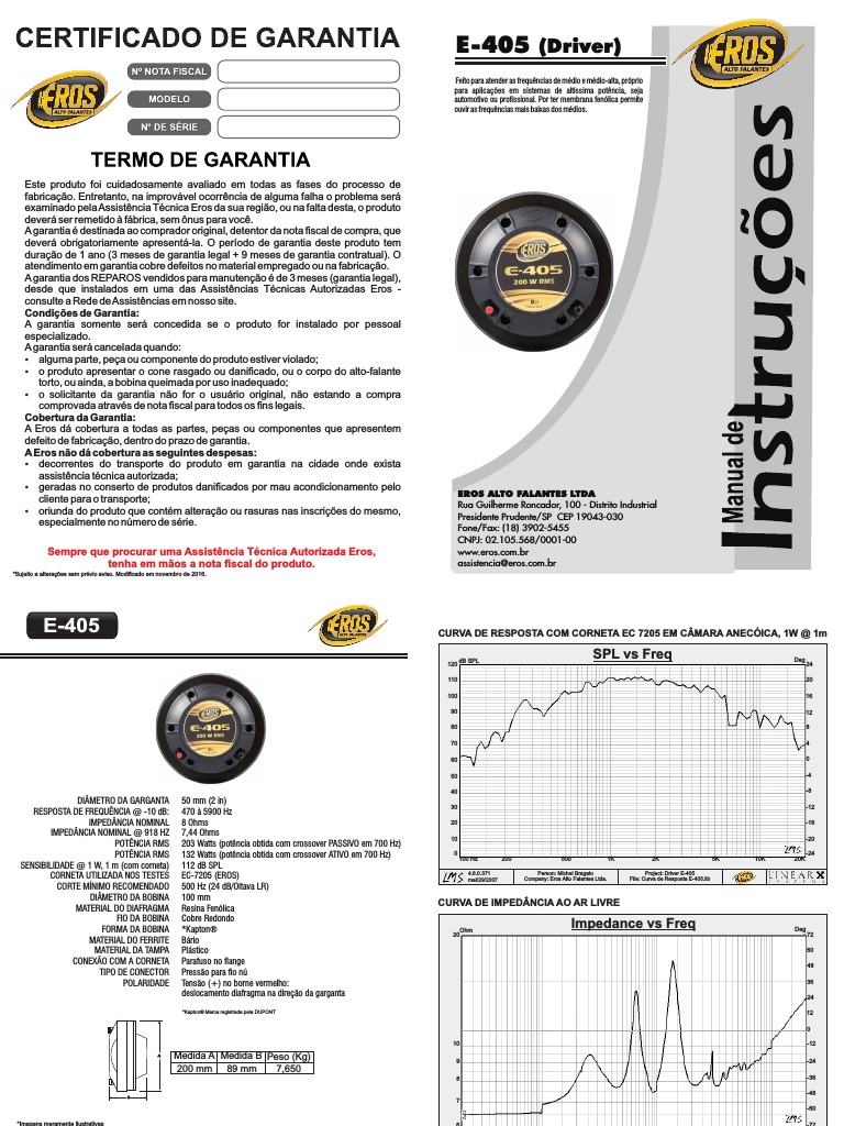 Driver 405 Novo | PDF | Engenharia Elétrica | Eletricidade