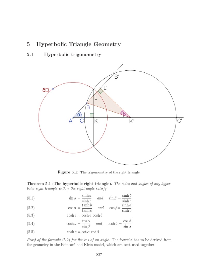 Silo.tips 5 Hyperbolic Triangle Geometry 2 | PDF