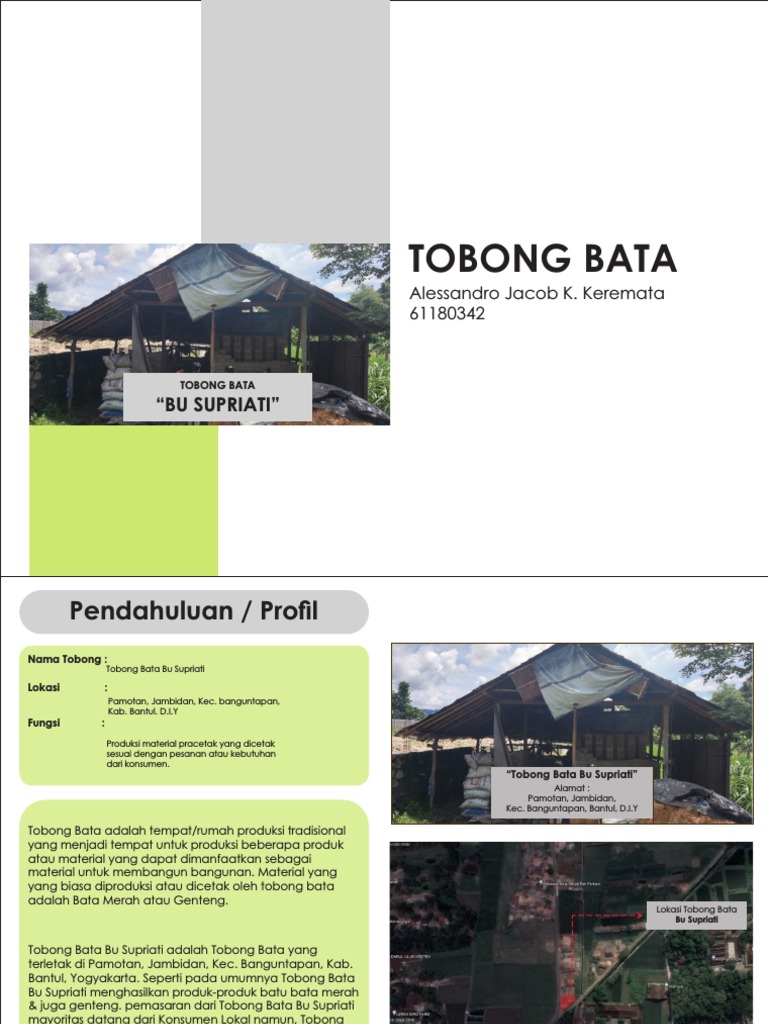 File Presentasi Tobong Bata | PDF