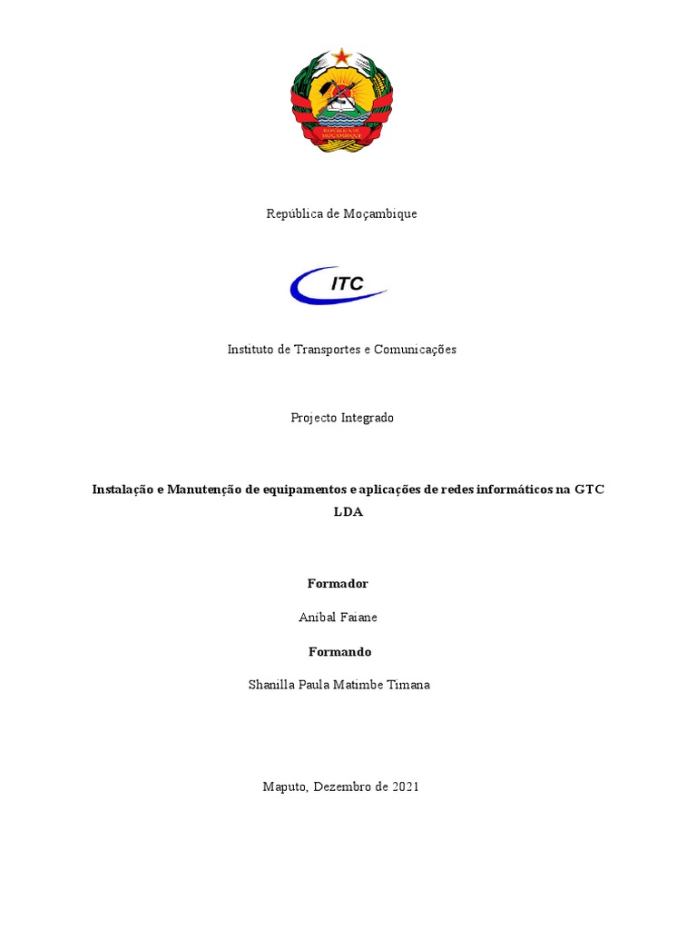 Projecto Final S.TAMELE TSI 2021 | PDF