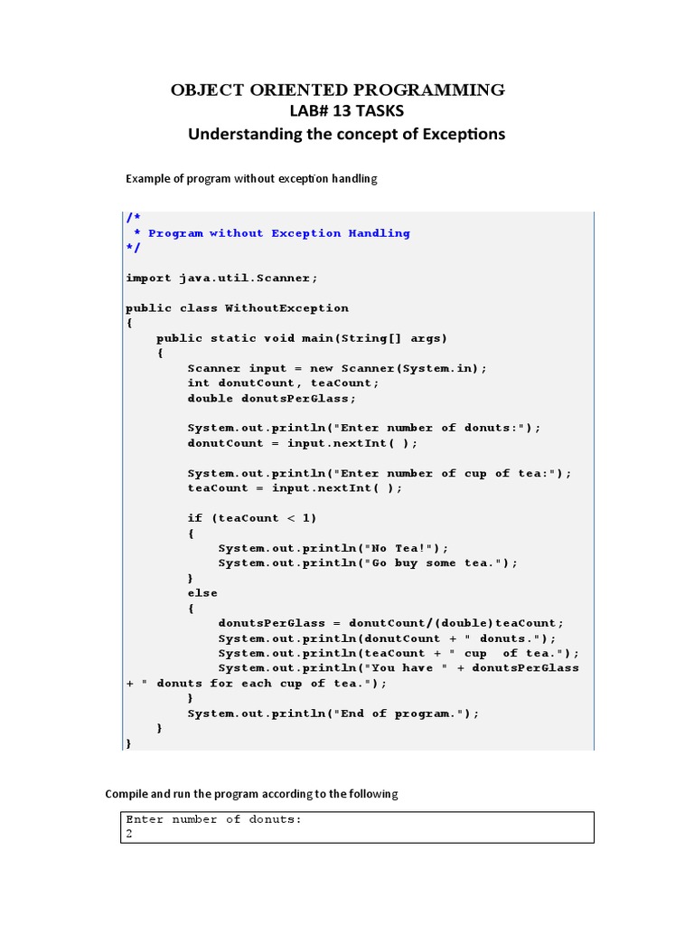 OOP Lab 13 Tasks Unsolved | Download Free PDF | Object Oriented Programming | Computer Programming