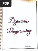 DP Notes Aditya Verma | PDF