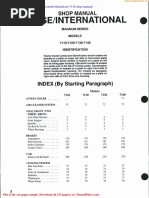 Case International Tractor Shop Manual | PDF | Axle | Horsepower