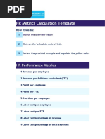 AIHR HR Metrics Cheat Sheet-1 | PDF | Turnover (Employment) | Employment