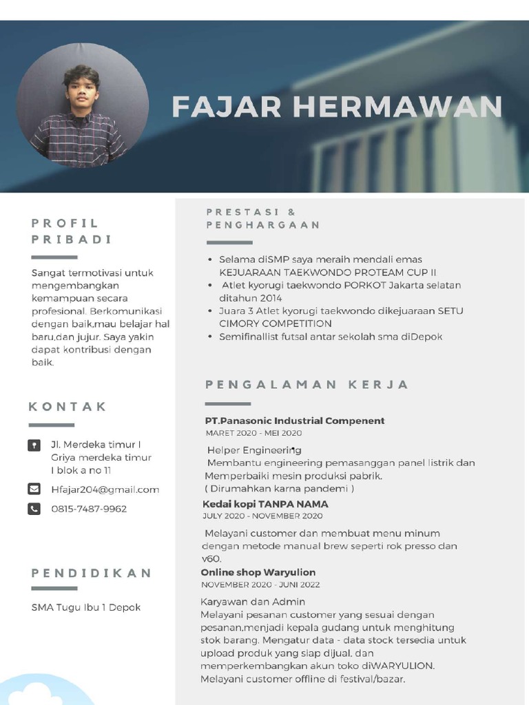 CV Fajar Hermawan | PDF